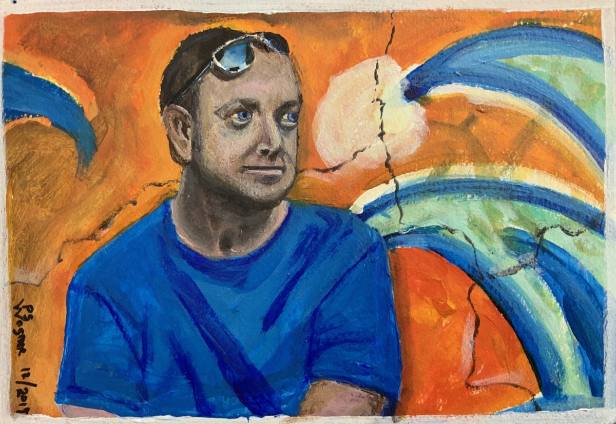 Steve - Acrylics, in Portraits