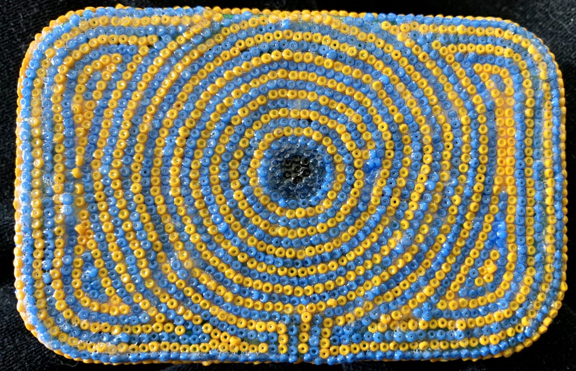 Beaded Box, Labyrinth - beads and wax, in Beaded Art